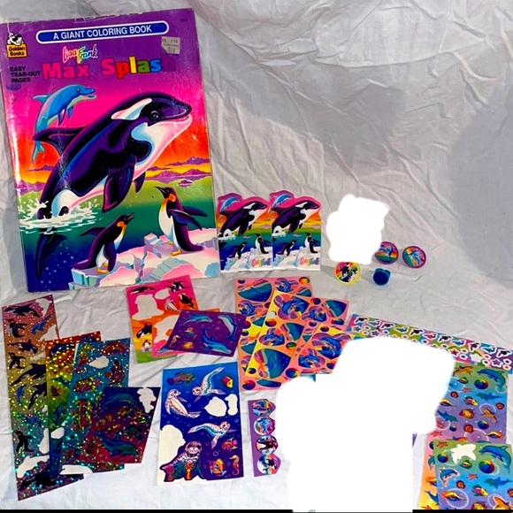 Lisa Frank | Other | Vintage Max Splash Lisa Frank Sticker Collection ...